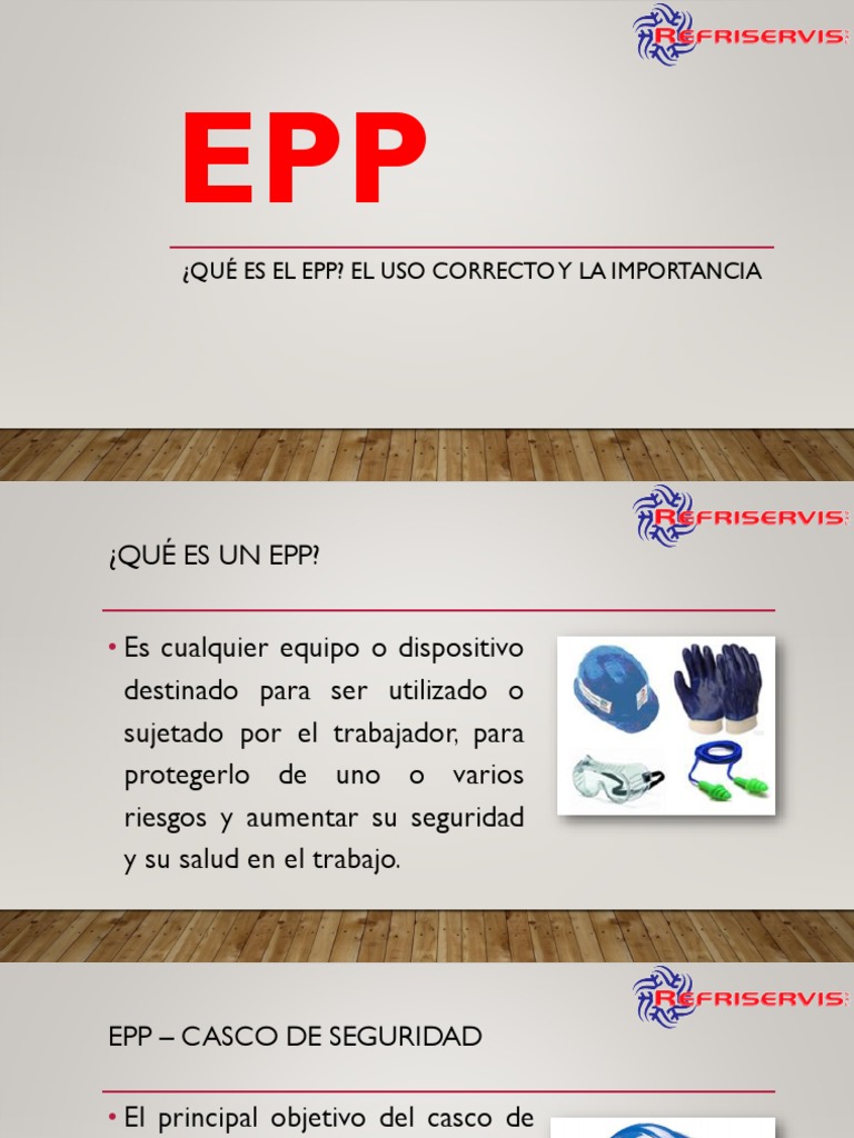 Importancia del EPP en la Salud Laboral | PDF | Seguridad y salud ...