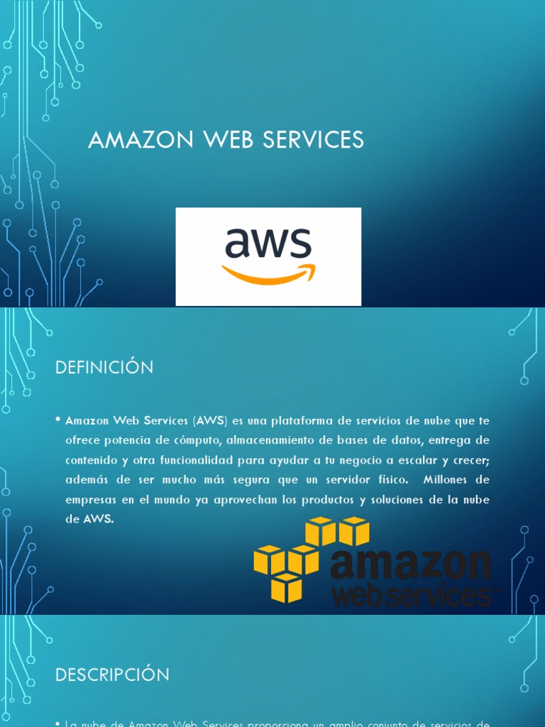 Amazon Web Services | PDF | Servicios web de Amazon | Computación en la ...