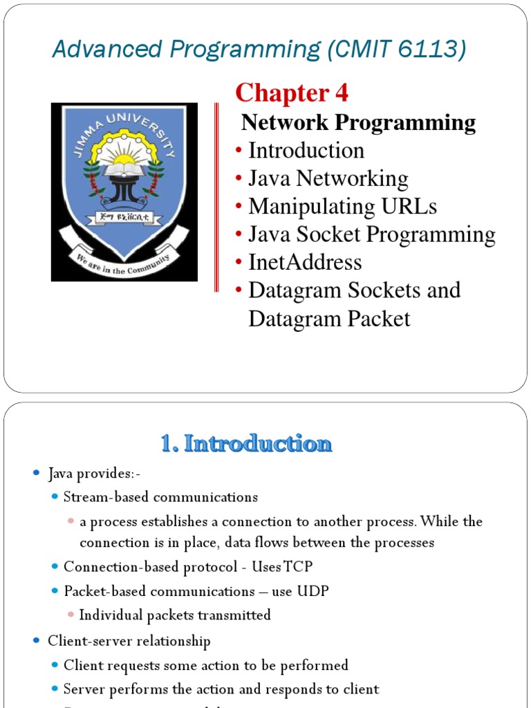 Chapter 4 - Network Programming | PDF | Port (Computer Networking ...