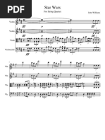 Hedwigs Theme For String Quartet PDF | PDF