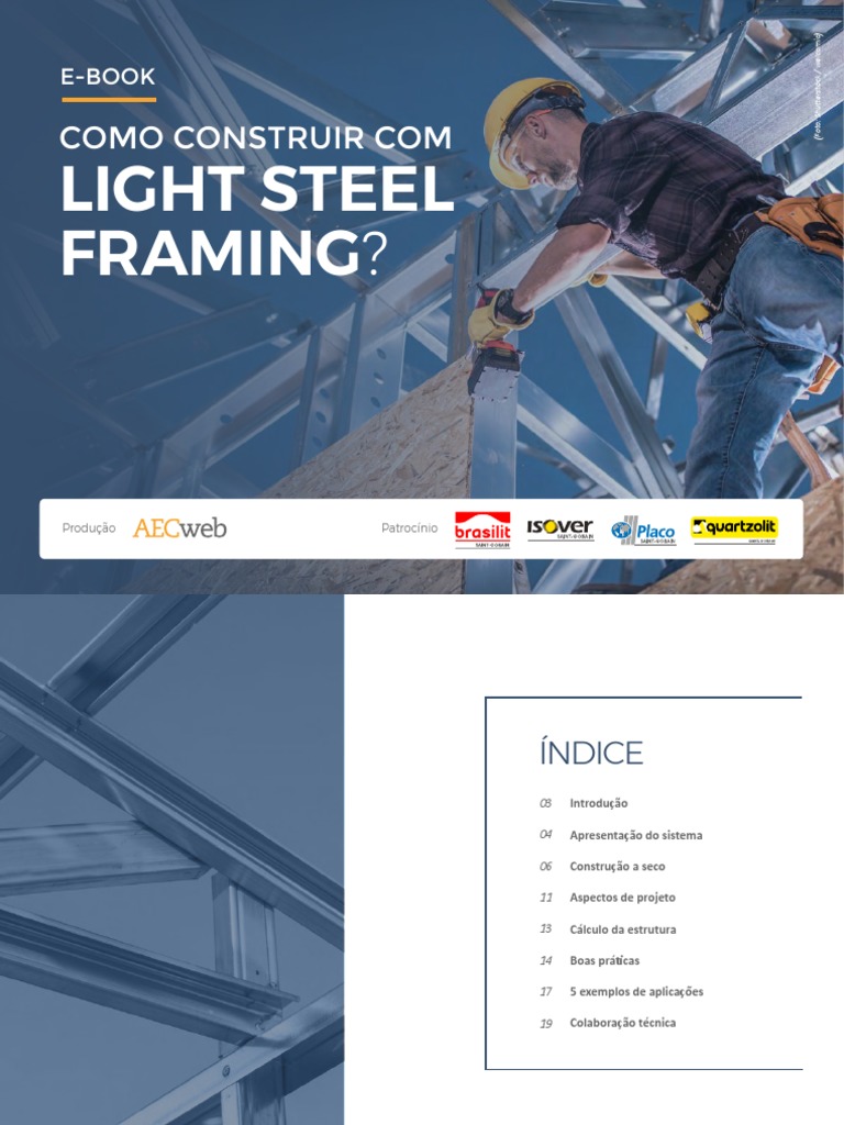 Guia Prático de Light Steel Framing | PDF | Drywall | Setores econômicos