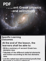 3 Types of Terrestrial Motion According To The Greeks | PDF | Social ...