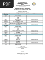 Sample-Class Program and Teachers Program | PDF | Educational ...