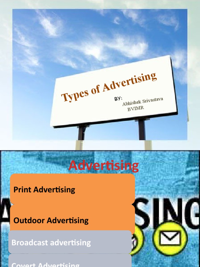On Types of Advertising 2003 | PDF | Advertising | Entertainment