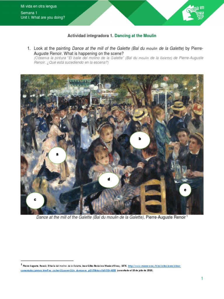 Actividad Integradora 1. Mouling | PDF | Pierre Auguste Renoir | Paintings