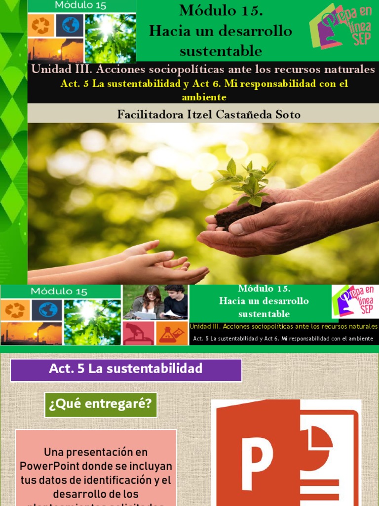 Act 5 y 6/módulo 15 | PDF | Sustentabilidad