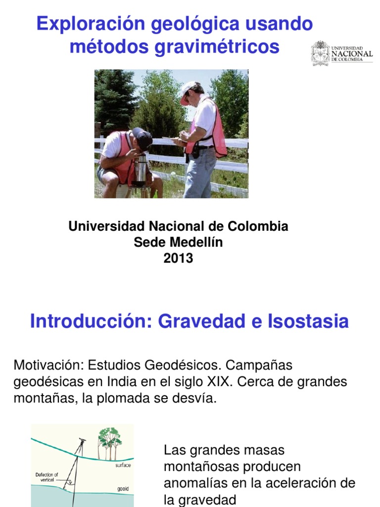 Gravimetría | PDF | Gravedad | Geomática