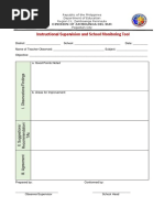 Revised STAR OBSERVATION Notes Blank Form | PDF