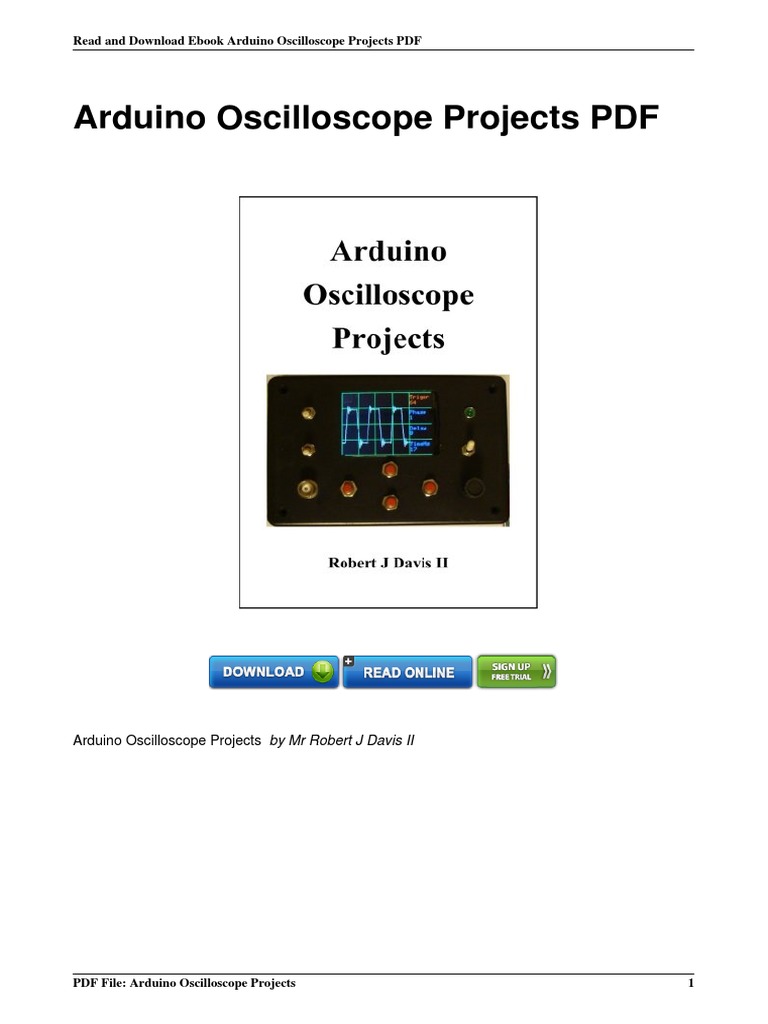 Arduino Oscilloscope Projects | PDF | Computers
