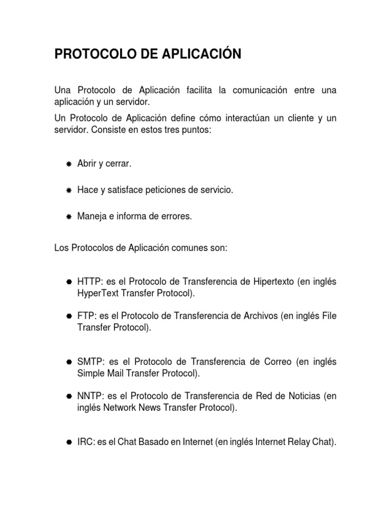 PROTOCOLO DE Redes | PDF