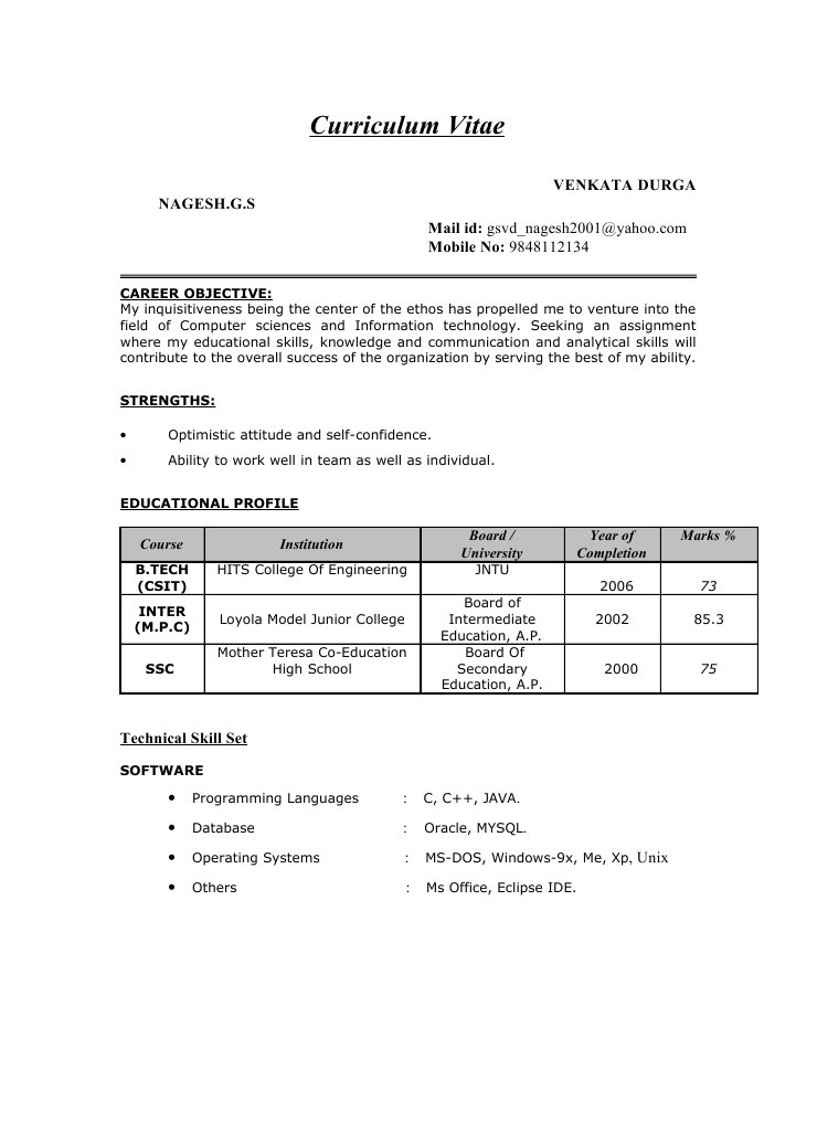 Nagesh Resume Modified | PDF | My Sql | Eclipse (Software)