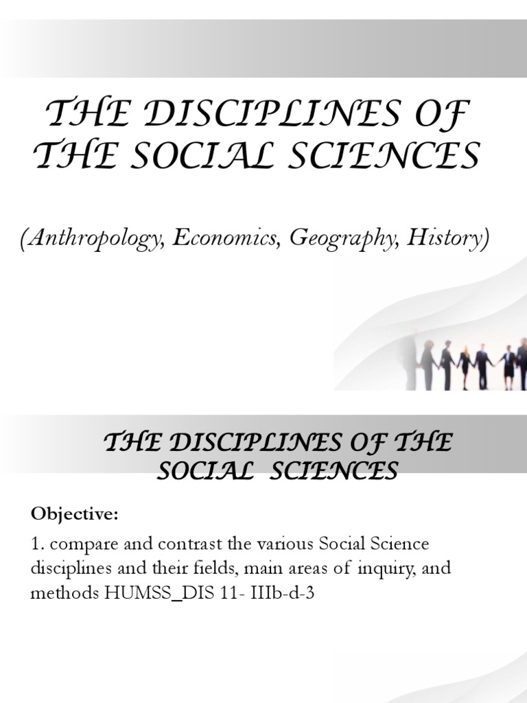 Overview of Social Science Disciplines | PDF | Anthropology | Social ...