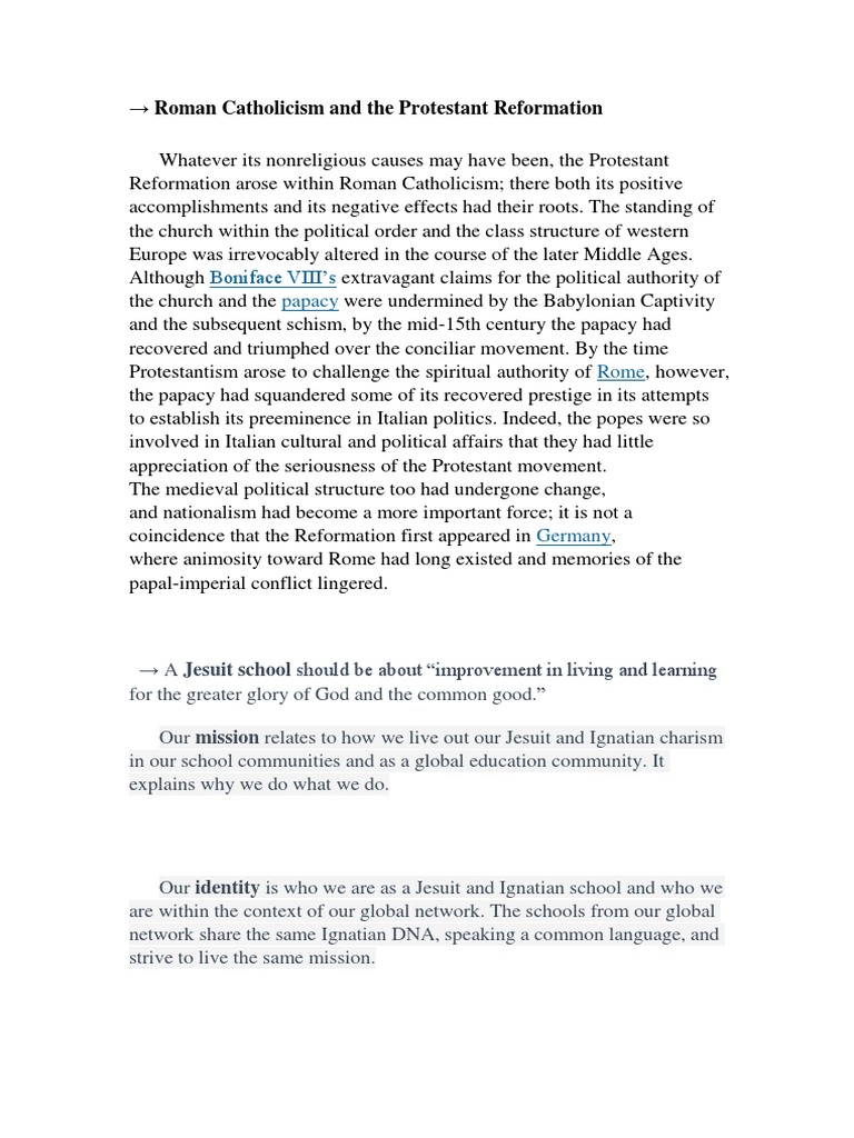 Catholic Counter Reformation | PDF | Grace In Christianity | Catholic ...