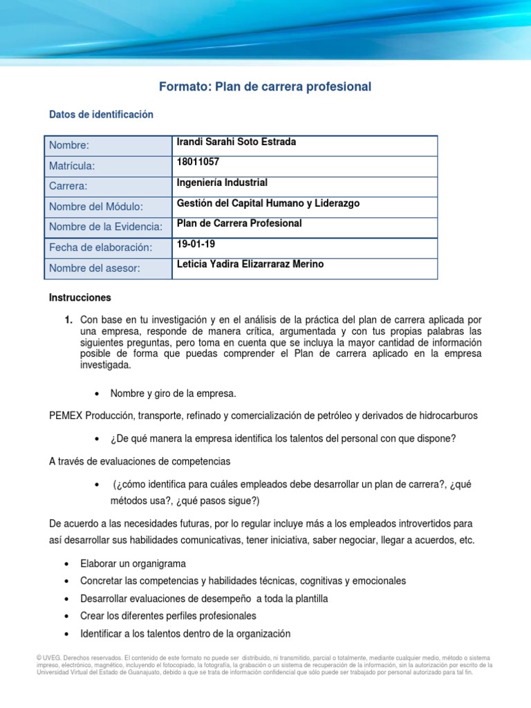 Plan de Carrera | PDF | Información | Aprendizaje