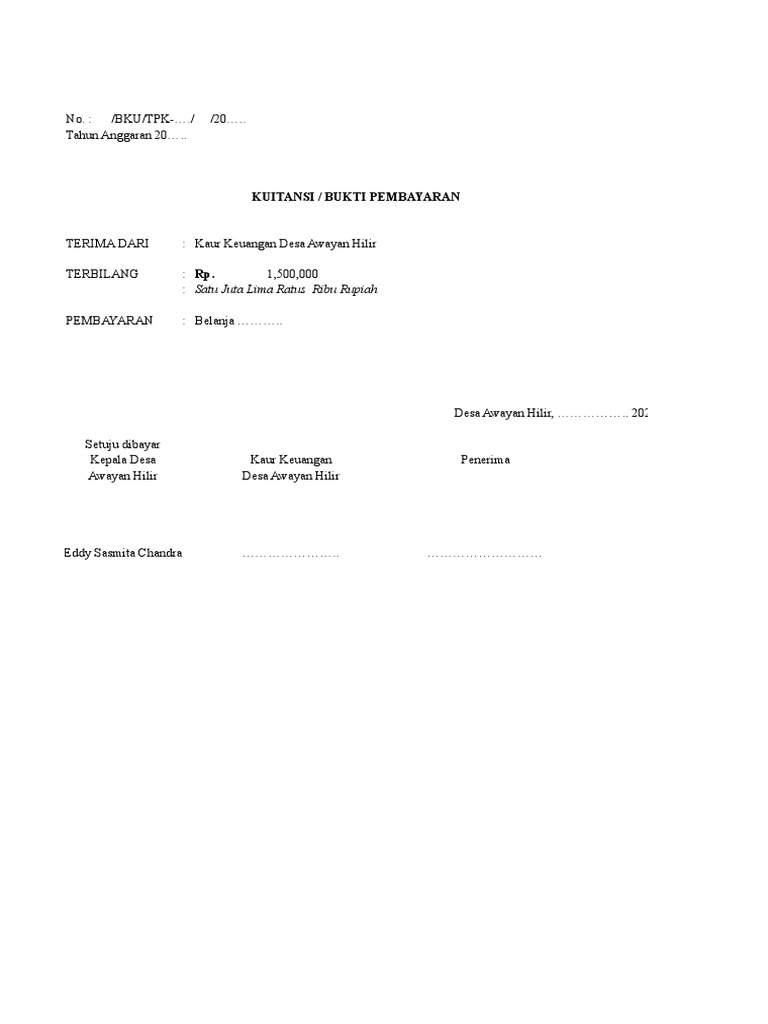 Contoh Surat Pesanan Barang | PDF