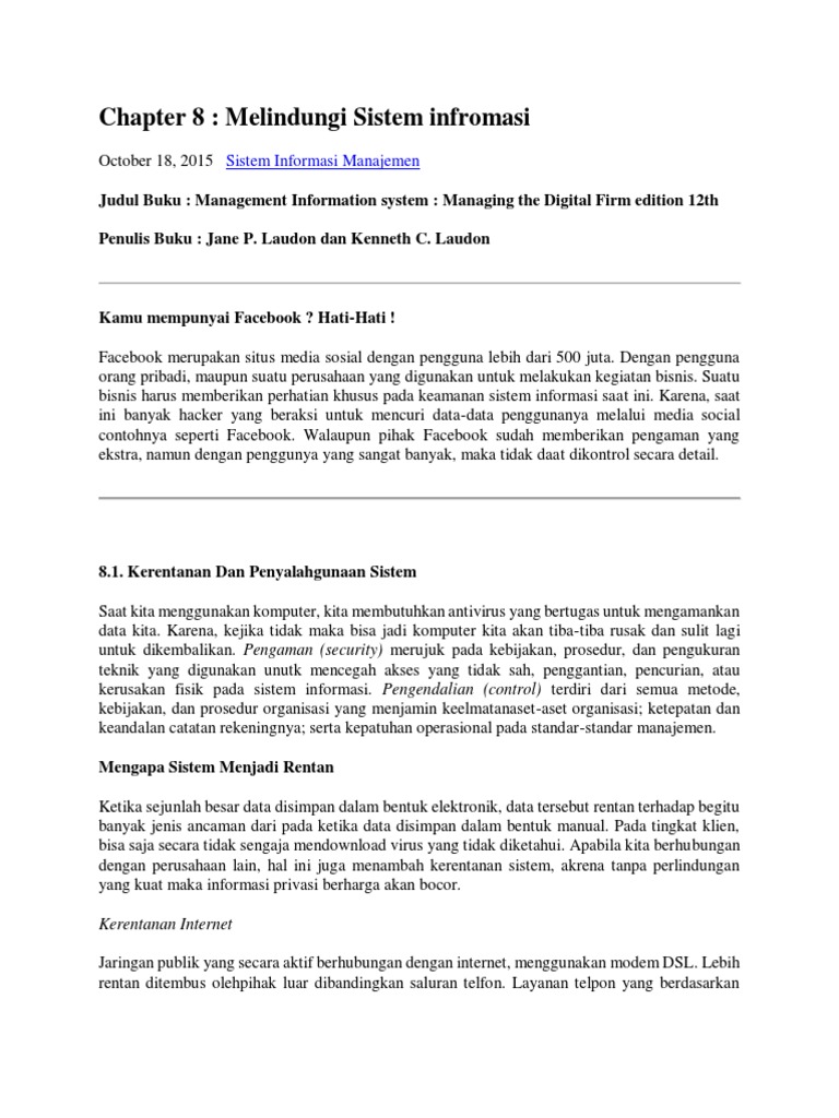 Chapter 8 - 12 Laudon | PDF