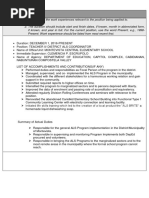 CS Form No. 212 Attachment Work Experience Sheet | PDF | Education ...