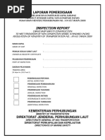 Checklist Inspection Jetty (Pak Sigit) | PDF