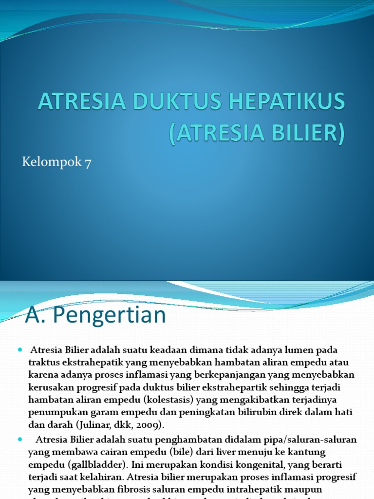 Atresia Bilier | PDF