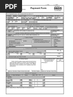 Main Bir Form 0605 Payment Form Philippines | PDF | Taxes | Payments