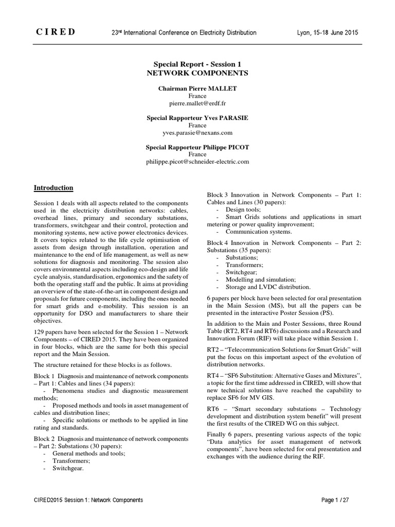 Special Reports Session1 | PDF | Electrical Substation | Insulator (Electricity)