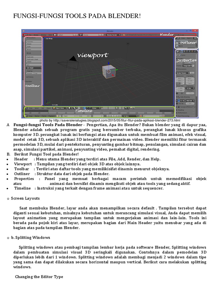 FUNGSI Blender | PDF