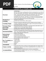 No David Lesson Plan | PDF | Educational Assessment | Lesson Plan