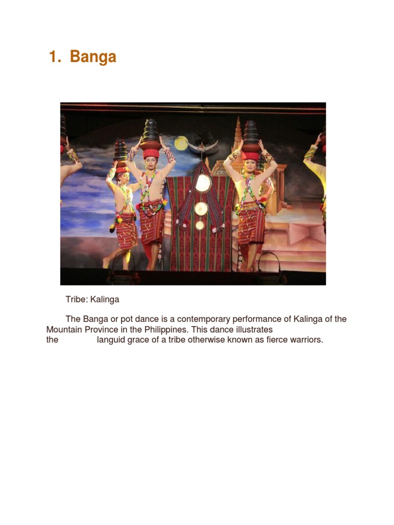 Banga | PDF | Philippines | Dances