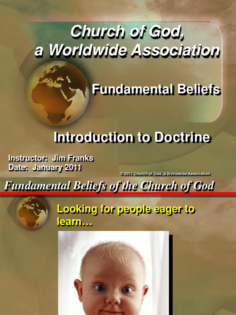 01 Introduction To Doctrine | PDF | Christian Church | Biblical Inerrancy