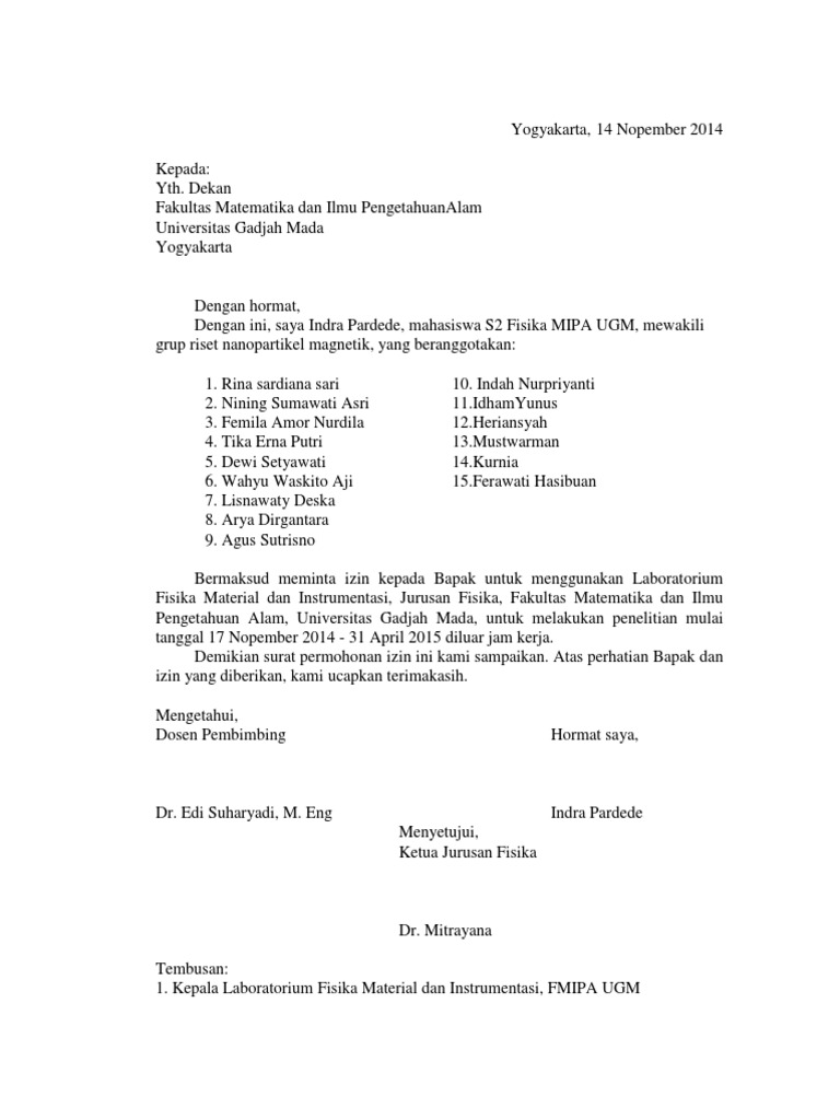 Surat Ijin Lembur | PDF