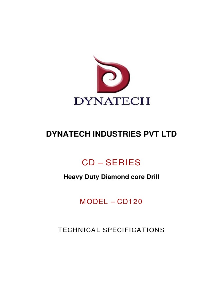 CD120 Specifications | PDF | Transmission (Mechanics) | Drilling Rig