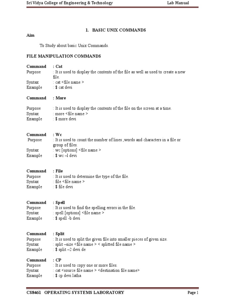 Os Lab Manual | PDF | Scheduling (Computing) | Computer File