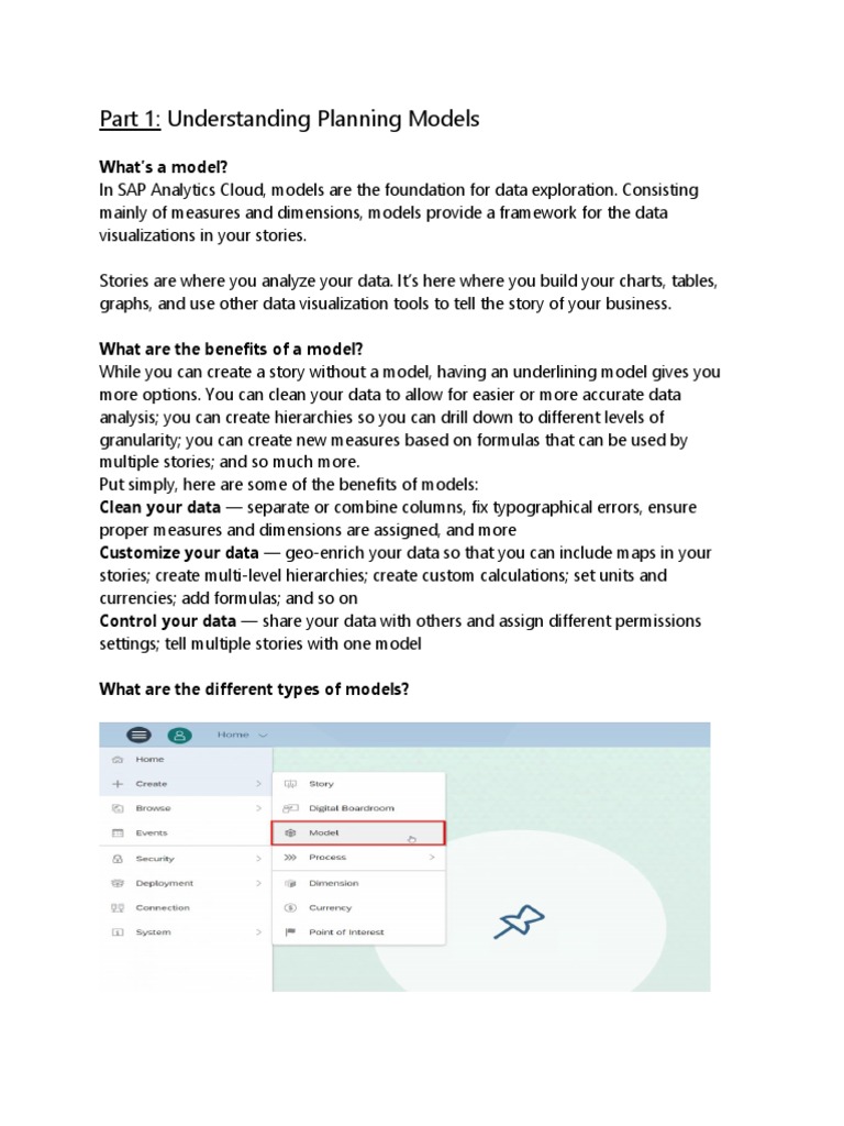 Understanding Planning Models in SAP Analytics Cloud: Defining Model ...