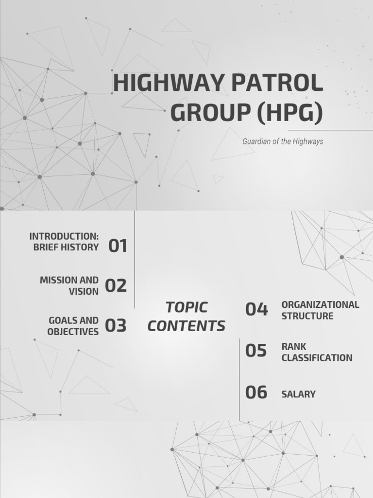 HPG Report | PDF | Inspector | Sergeant