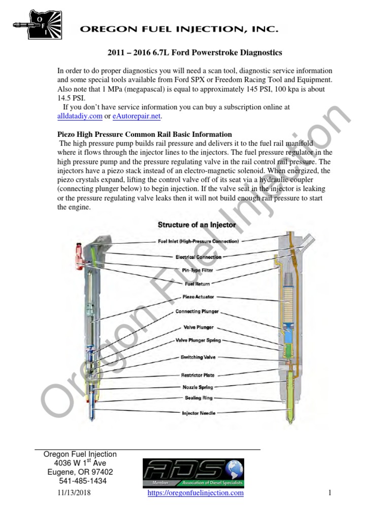Ford Powerstroke Diagnostic Guide | PDF | Turbocharger | Fuel Injection