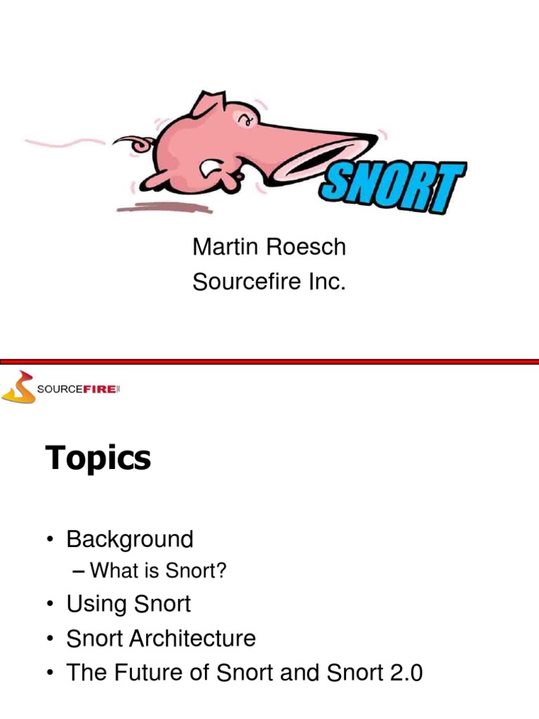 Snort | PDF | Internet Protocol Suite | Transmission Control Protocol