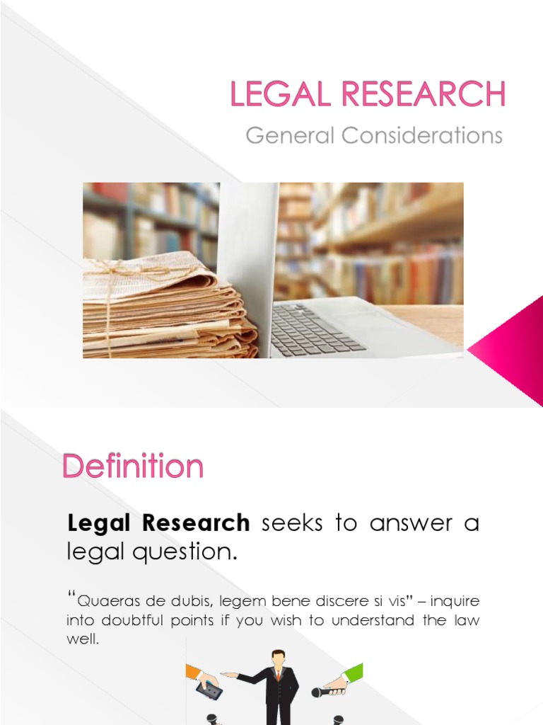 Legal Research Report | PDF