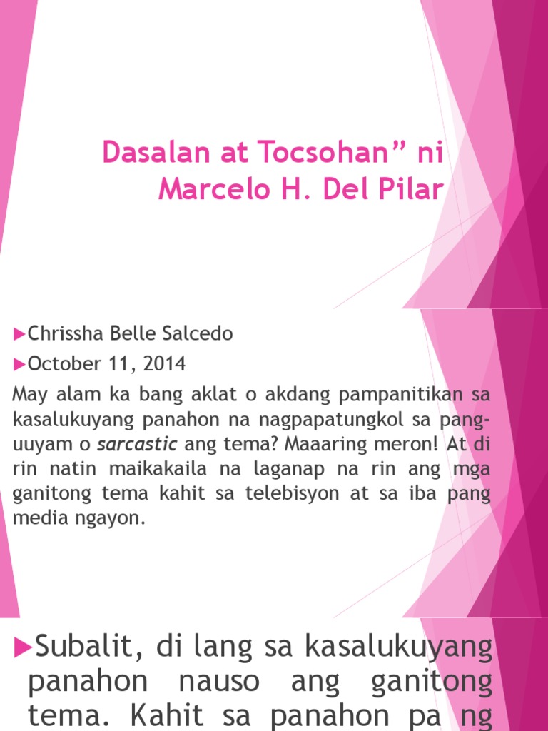 Dasalan at Tocsohan Joy | PDF