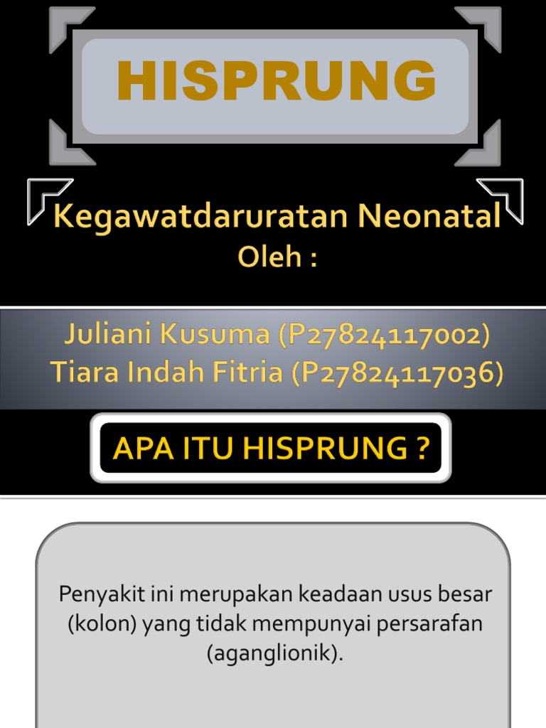 11 PPT Hisprung. | PDF