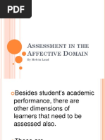 Module 3 Authentic Assessment in Affective Domain PDF | PDF | Affect (Psychology) | Attitude ...