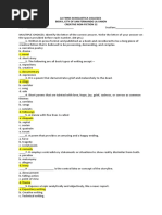 MIDTERM Creative Writing Answer Key | PDF | Irony | Poetry