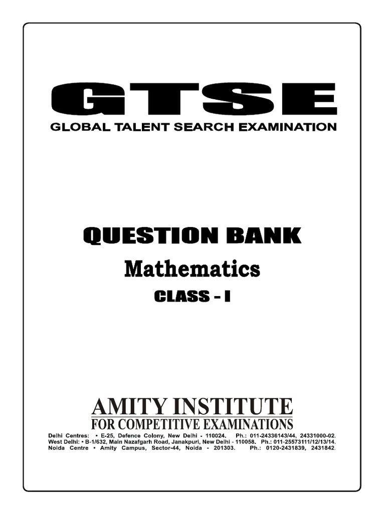 Gtse PDF | PDF | Teaching Mathematics | Nature