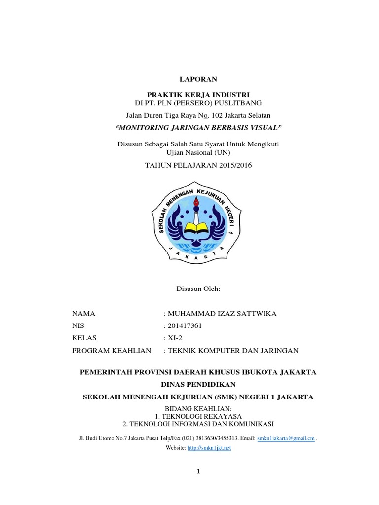 Laporan PKL - Izaz | PDF | Bisnis