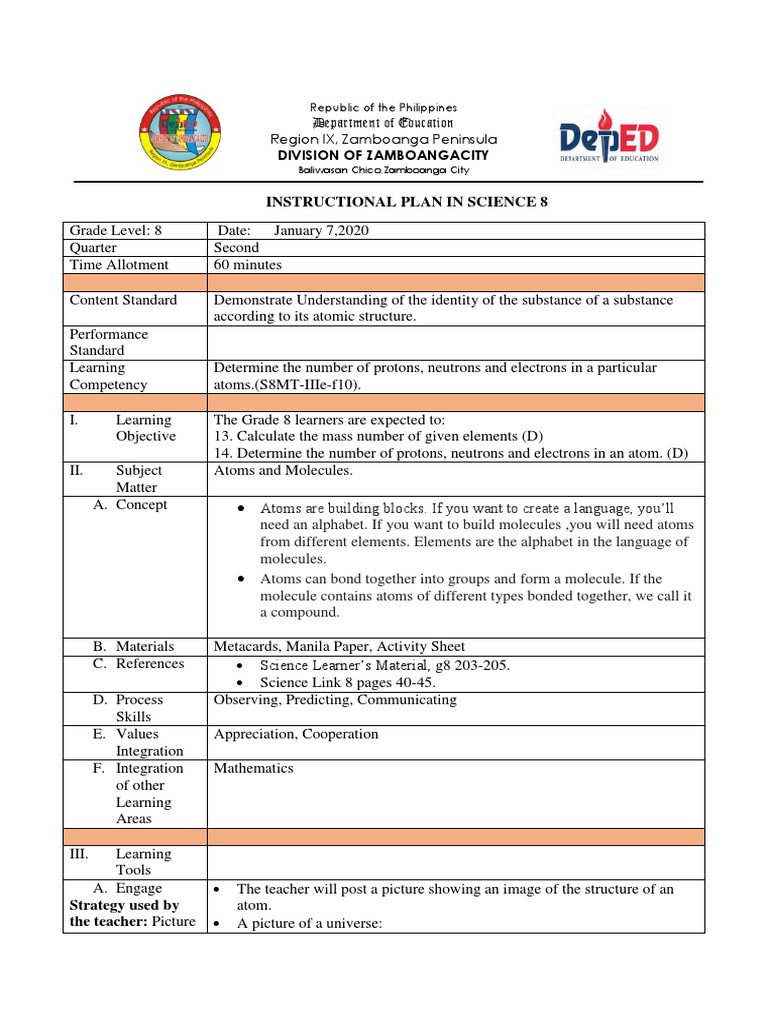 Cot 2 Atoms | PDF | Atoms | Atomic Nucleus