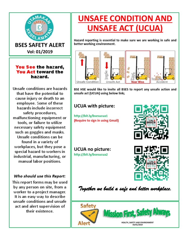 BSES Safety Alert: Reporting Hazards | PDF