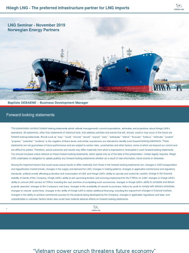 Höegh LNG's Role in Vietnam's Energy Transition | PDF | Liquefied ...