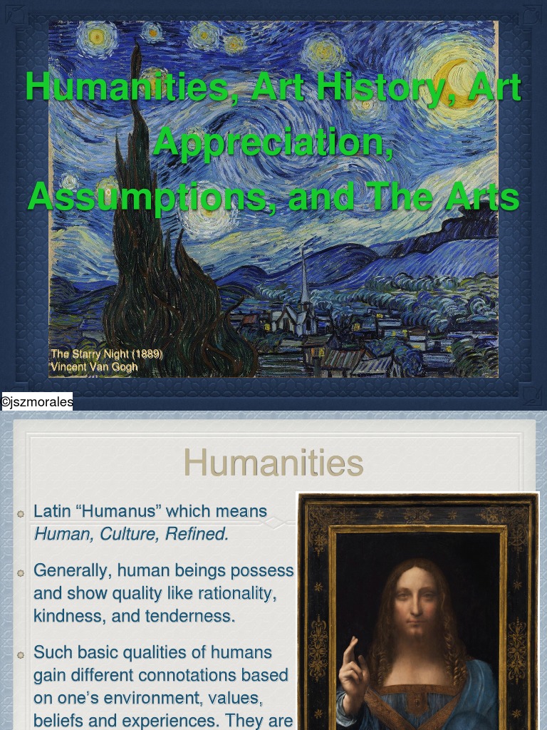 Chapter 1-Humanities, Art History, Art Appreciation, and Assumptions of ...