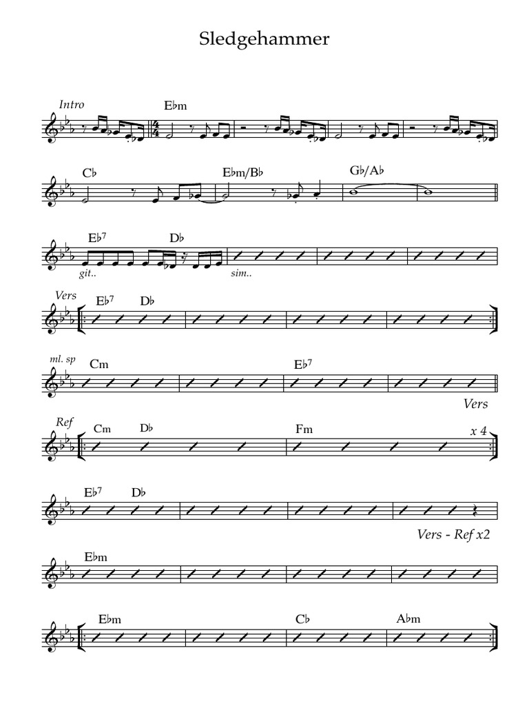 Sledgehammer PDF | PDF
