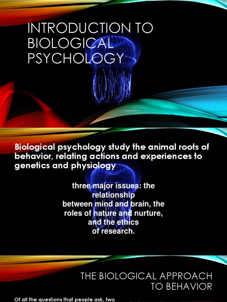 An Introduction to the Biological Basis of Behavior: Exploring the ...