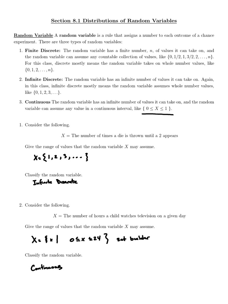 Completed | PDF | Random Variable | Probability Distribution